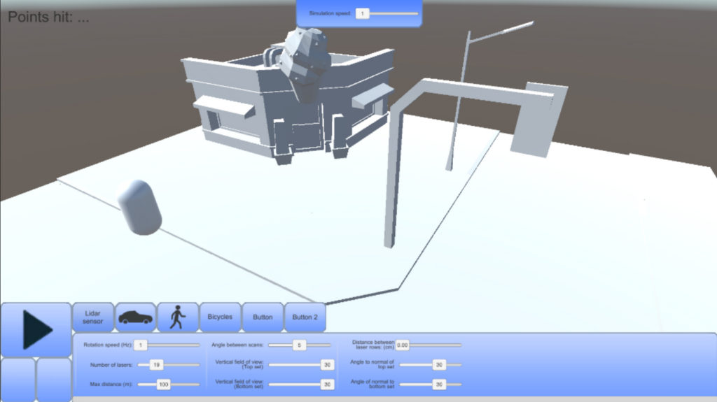 Our new shiny GUI! – Virtual Generation of Lidar Data for Autonomous ...